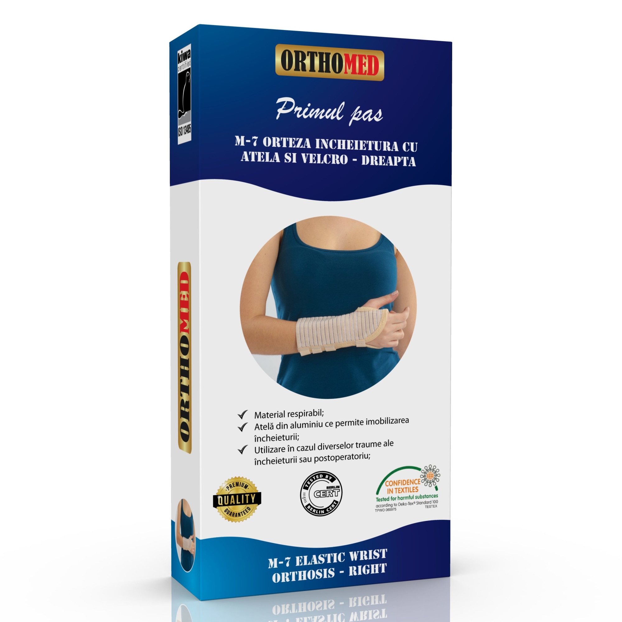 Orteza pentru incheietura cu Atela si Velcro - Dreapta "Orthomed M-7 ...