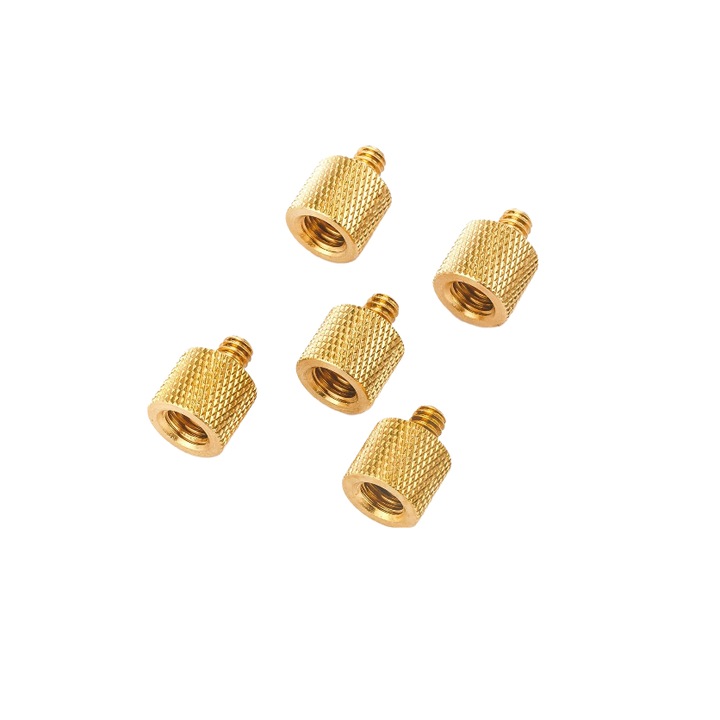 Set 5 surub adaptor de la 3/8 inch mama la 1/4 inch tata, pentru camera ...