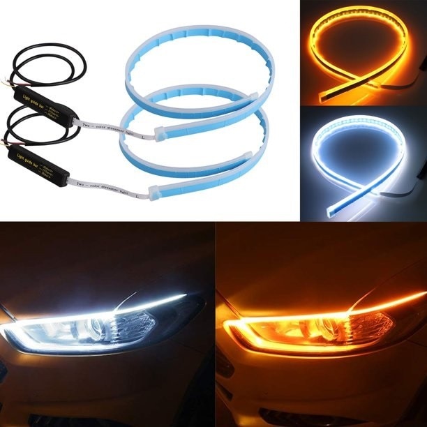 Комплект от 2 LED ленти DRL с два режима на светене DLR-45-7W - eMAG.bg