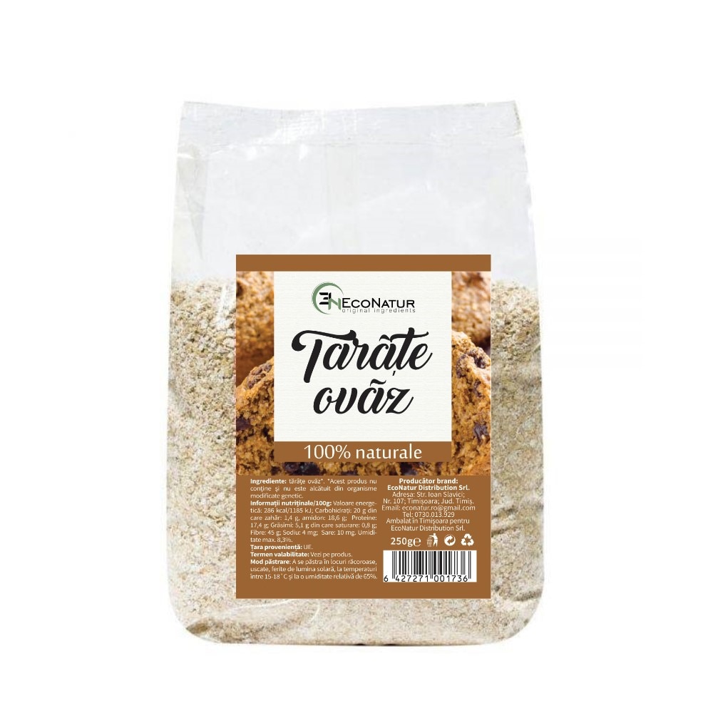 Tarate de ovaz 250g EcoNatur - eMAG.ro