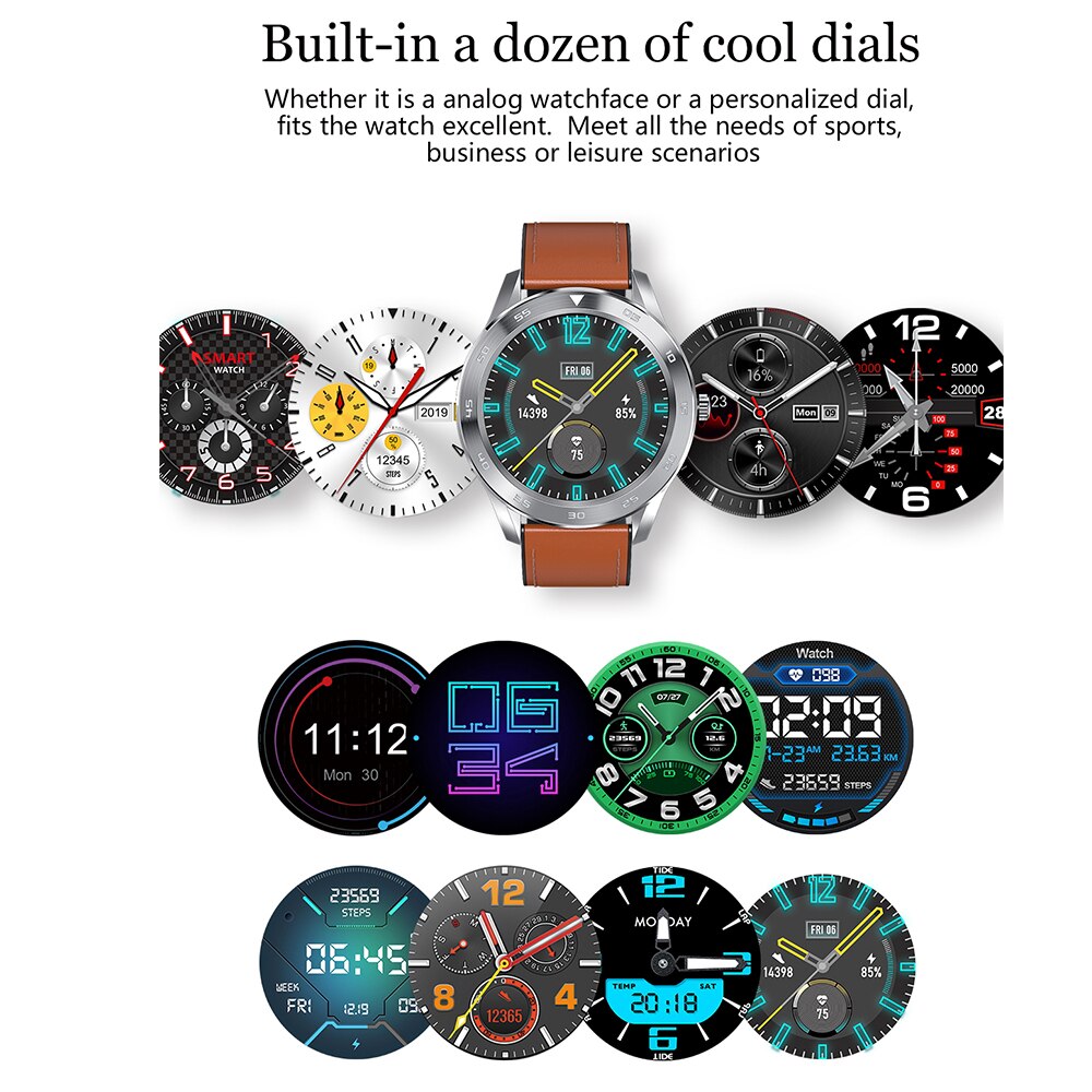 Ceas Smartwatch DT98 compatibil cu Android/iOS, Notificari apeluri/SMS ...