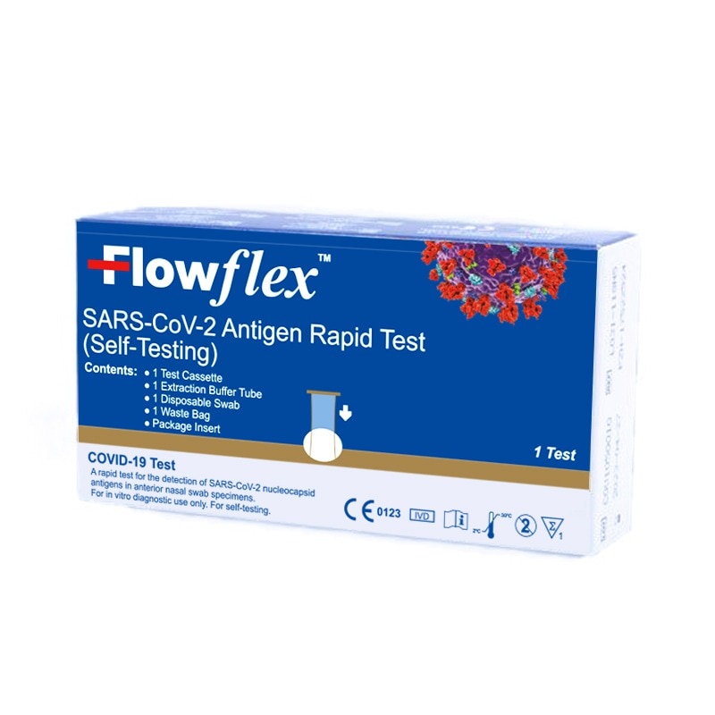 Test Rapid Antigen Lateral Nazal FlowFlex Pentru Autotestare - eMAG.ro