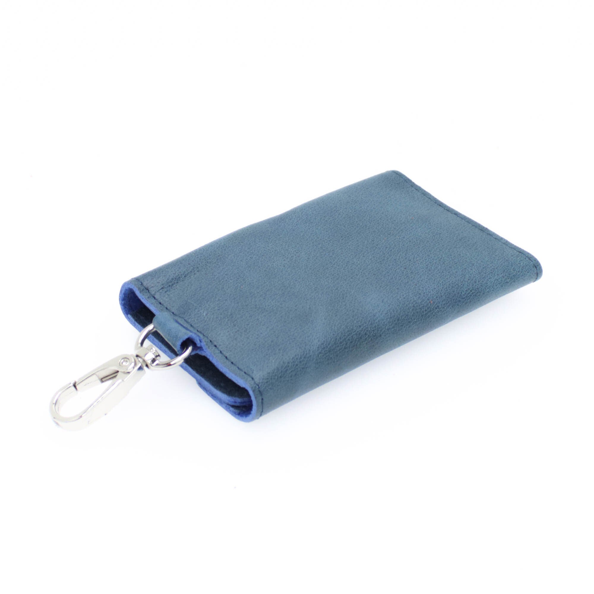 Port chei, din piele naturala, 11x7 cm, Buticcochet, 7 sloturi ...