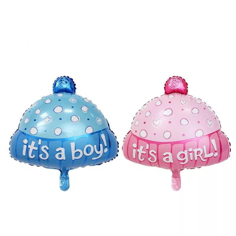 Комплект балони за разкриване на пола Време е за парти момиче или момче 90 см момиче или