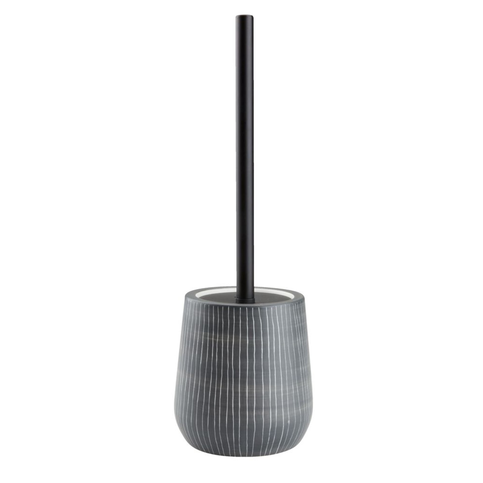 Perie WC, gri, 14x40 cm - eMAG.ro