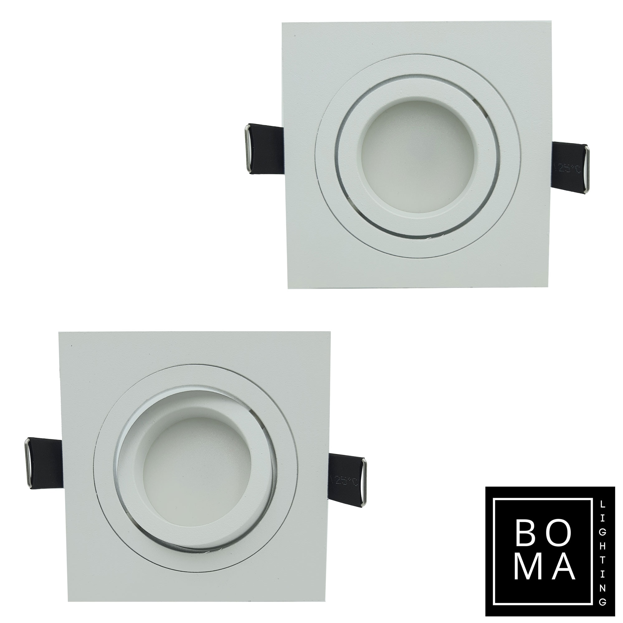 Spot, Boma, LED, Incastrat, Patrat, Aluminiu, Alb - eMAG.ro