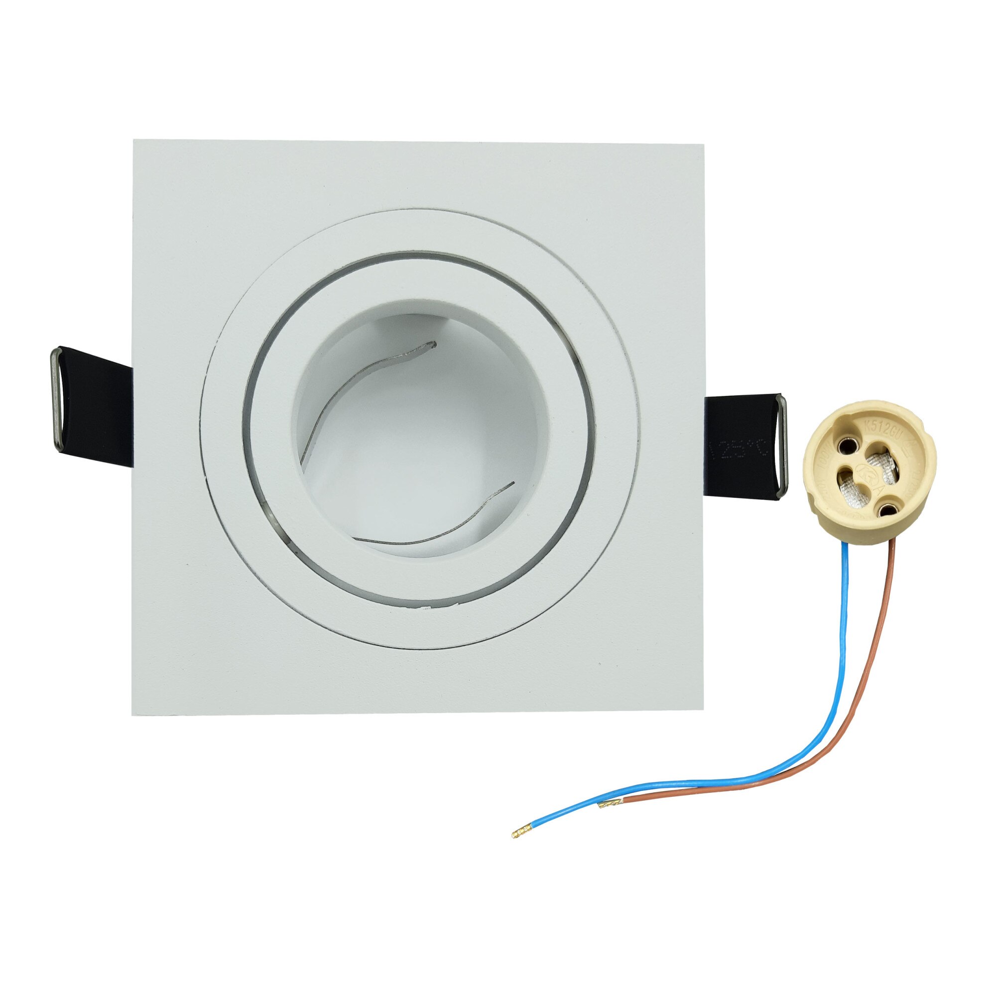 Spot, Boma, LED, Incastrat, Patrat, Aluminiu, Alb - eMAG.ro