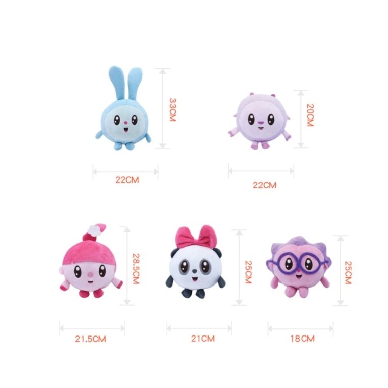 Set 5 personaje Baby Riki, Ariciul, Topa, Pandi, Grohi, Milu, teleMAG ...