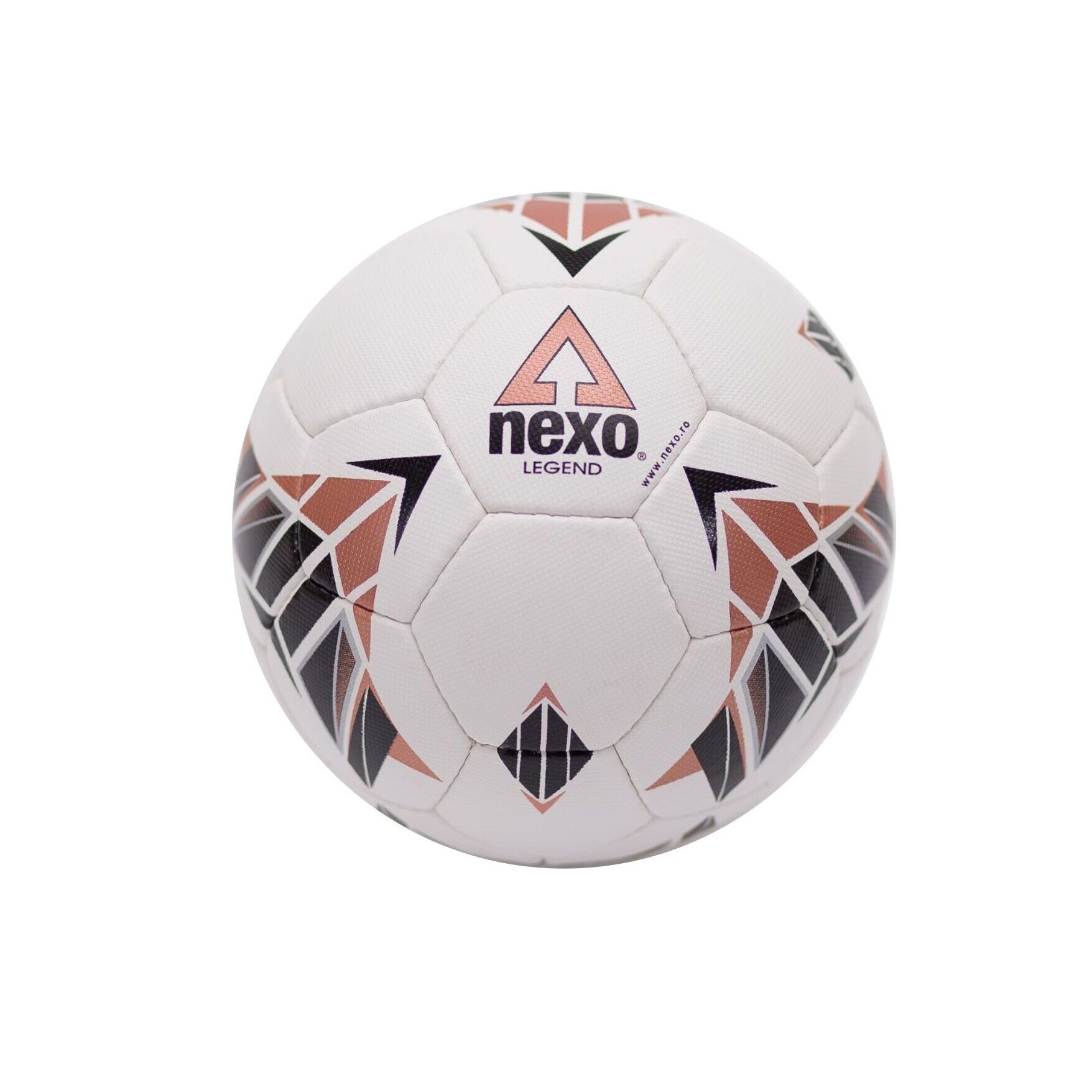 Minge fotbal NEXO Legend, Alb/Maro, Marime 5 - eMAG.ro