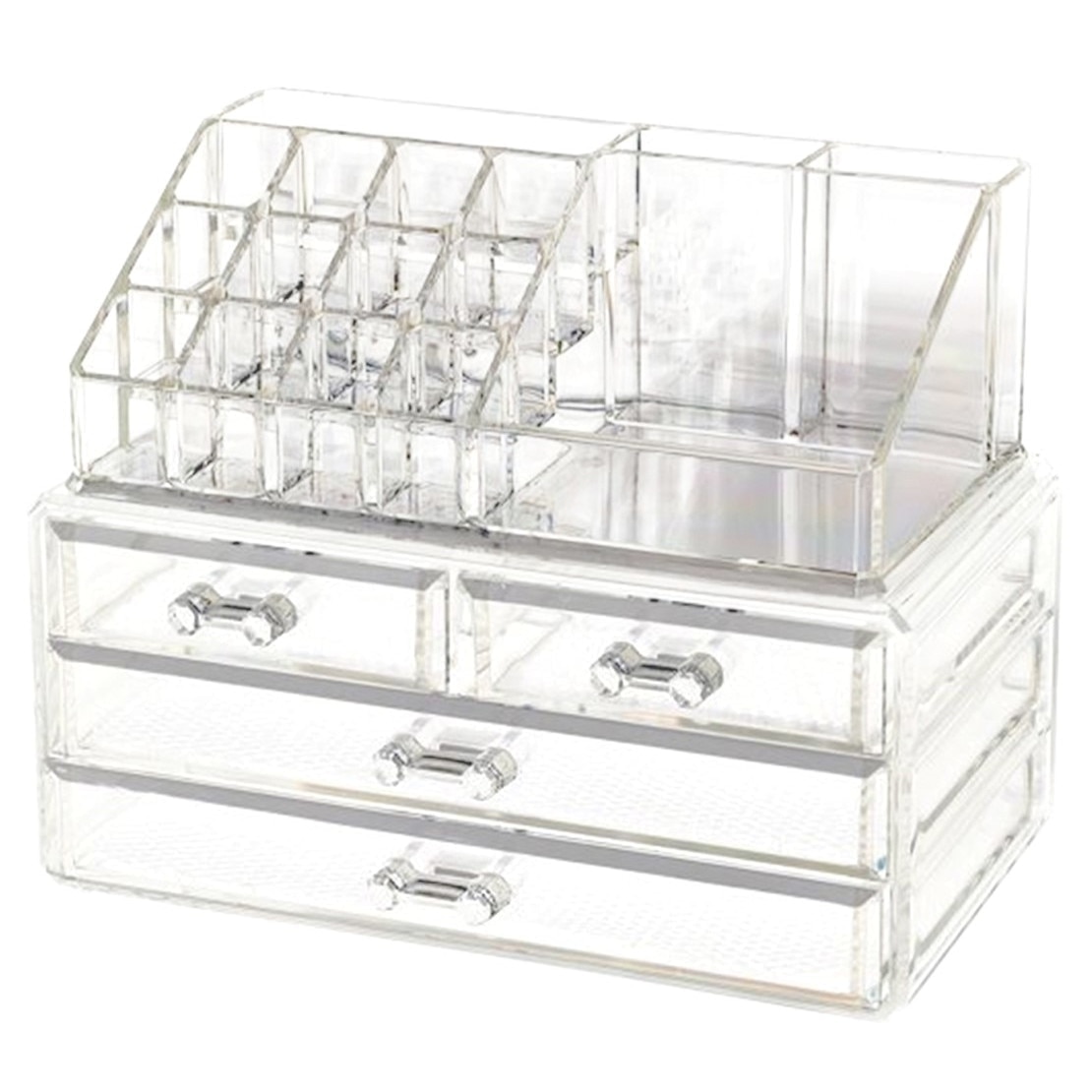 Frandis kozmetikai rendszerező, 4 fiókkal és több rekesszel, műanyag ...