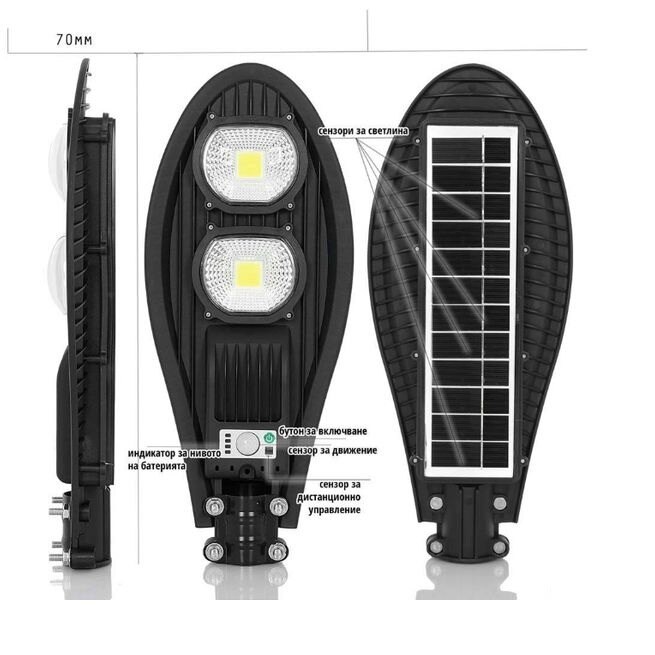 Lampa LED pentru iluminat stradal, Automat, 180W, 12810 lm, 6000 K ...