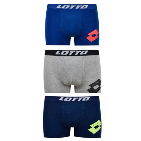 Set 3 perechi boxeri baieti, lotto, multicolor 9-10 ani - eMAG.ro