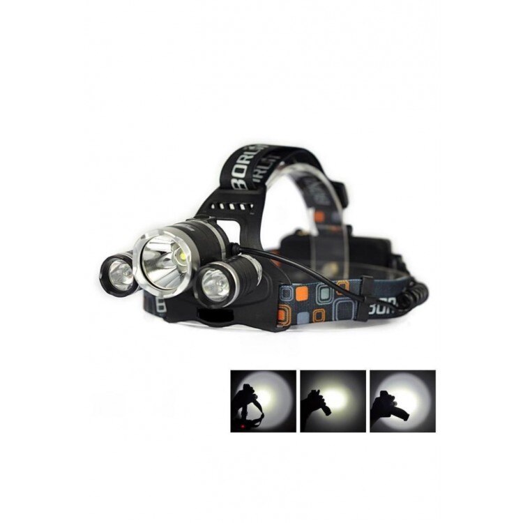 Lanterna frontala cu lumina alba, 10W, 3 moduri, 5000LM, SW-117 ...