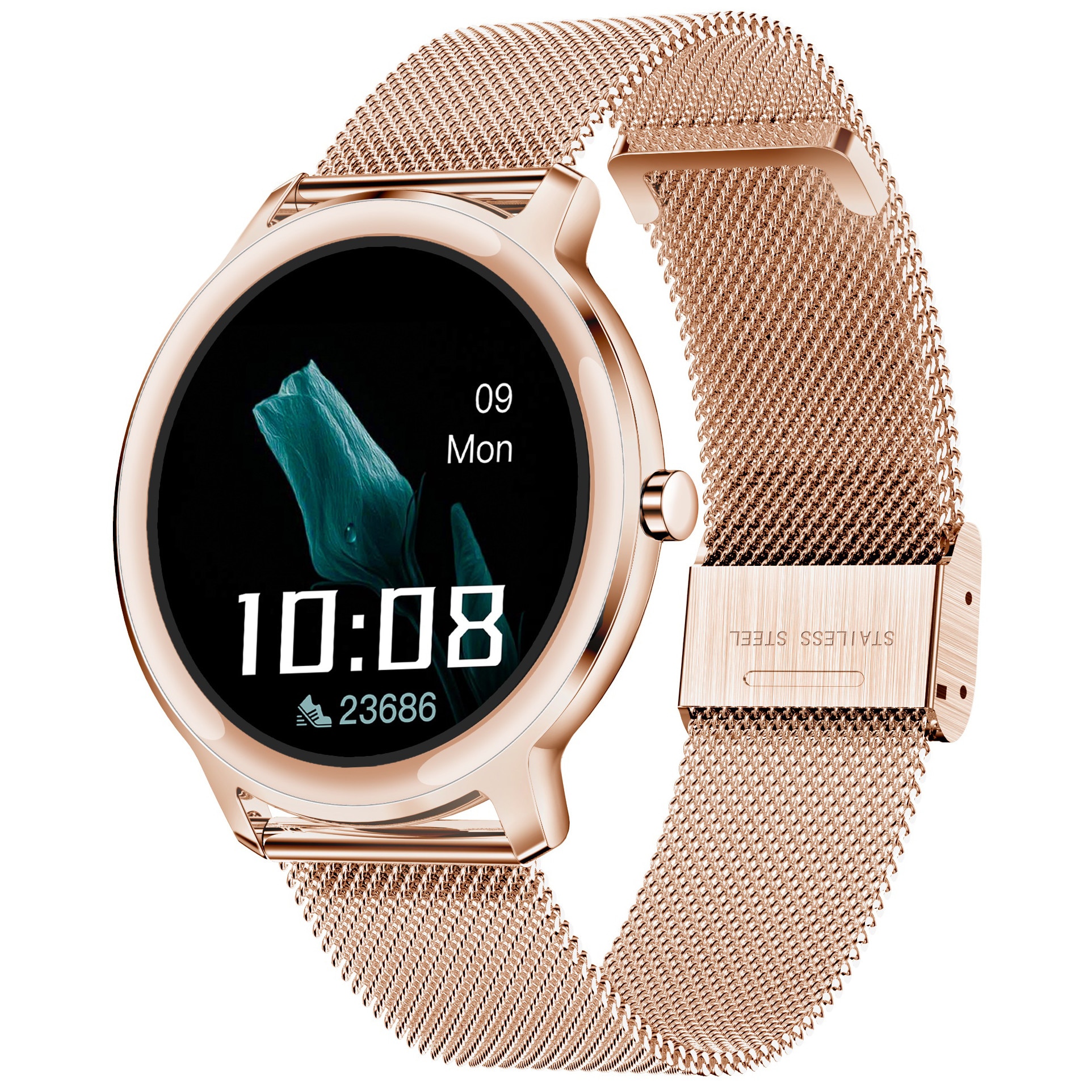 Ceas SmartWatch LikeSmart Prestige FiT, 1.10", SpO2, Notificari Apel si ...