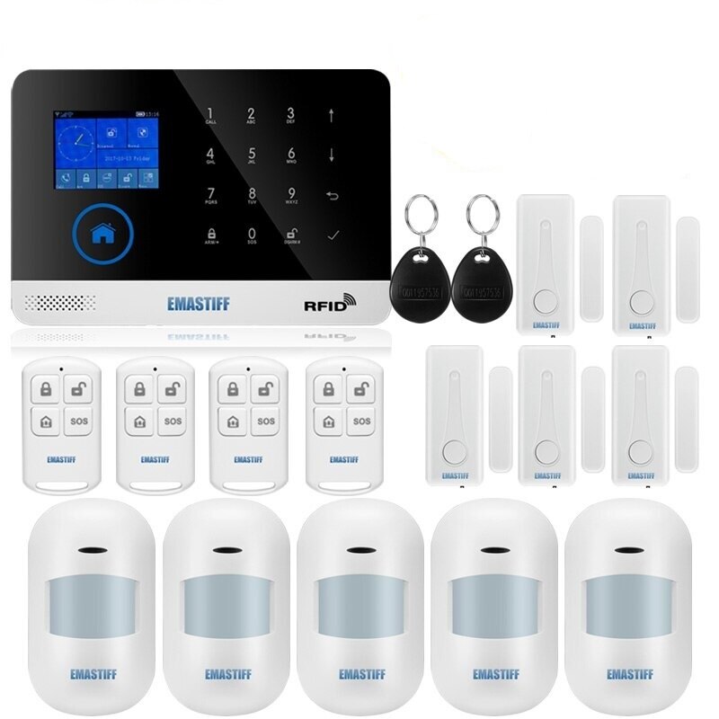 Sistem inteligent de securitate pentru casa, cu sirena, fara fir ...