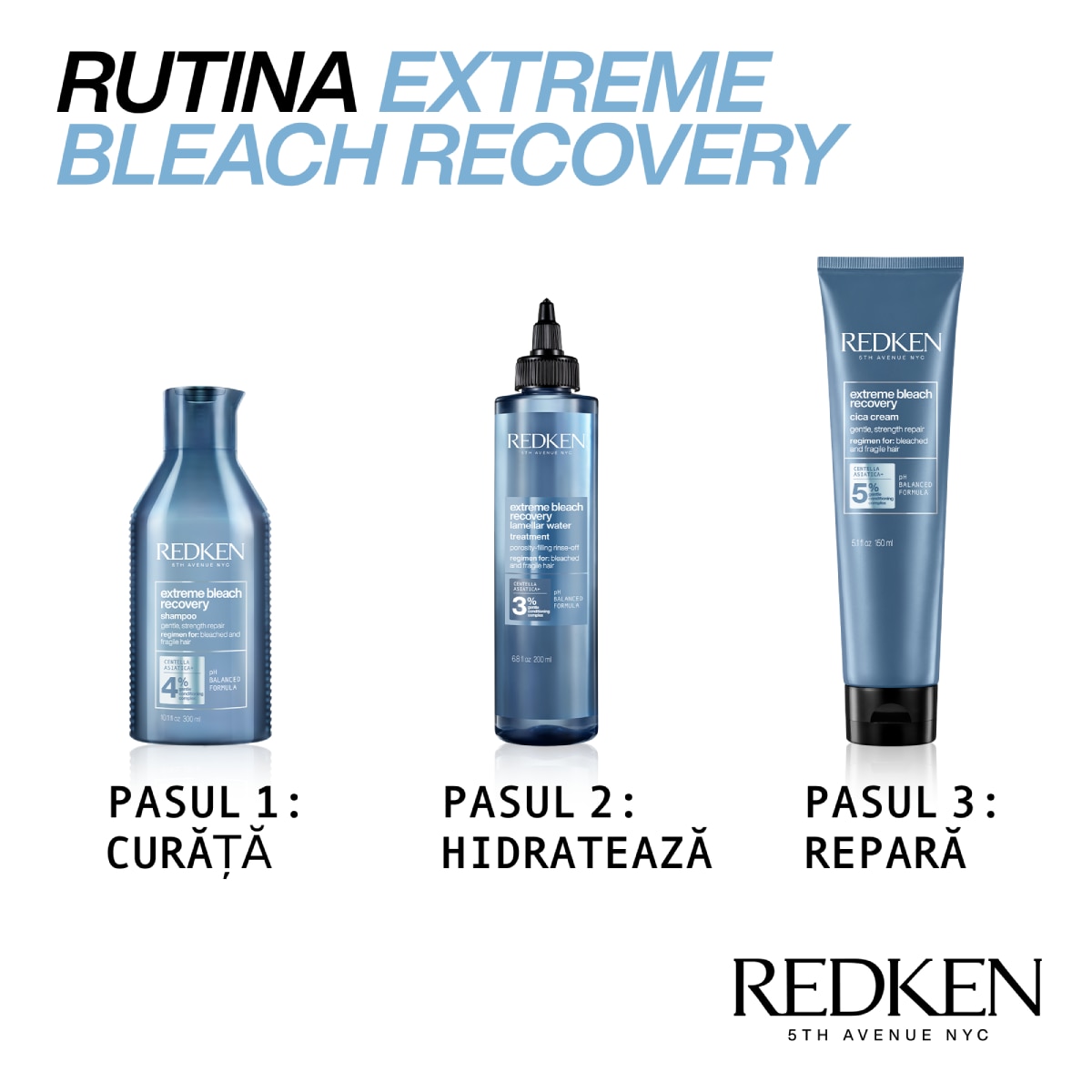 Sampon Redken Extreme Bleach Recovery reparator si fortifiant pentru ...