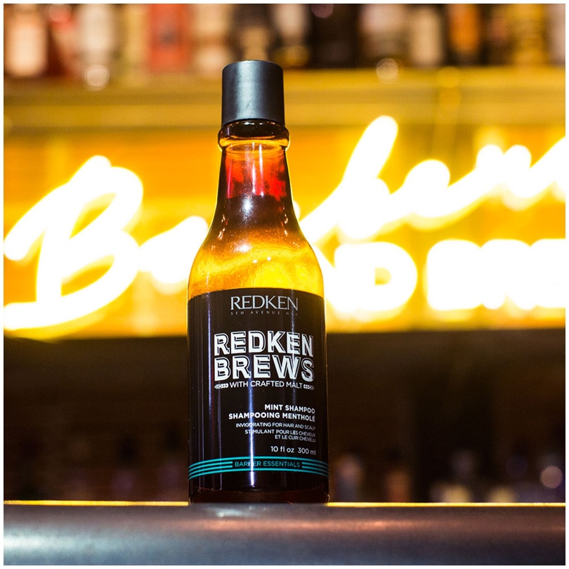 Sampon Redken mentolat Brews Mint pentru par si scalp, 300 ml - eMAG.ro