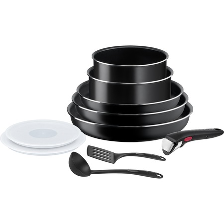 Set de tigai si oale Tefal Ingenio Easy On L15999, 10 piese, cu maner ...