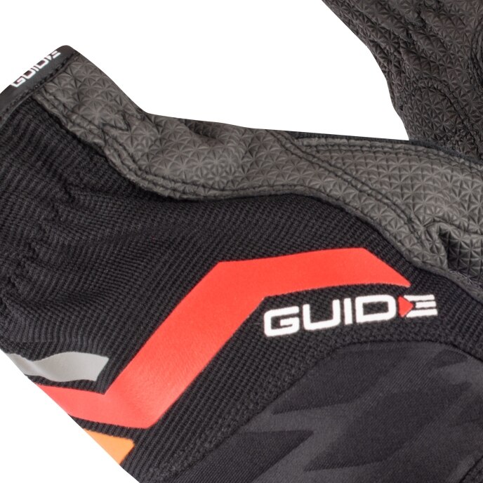 Manusi de lucru, Guide, Piele sintetica, OHS, Negru/Rosu, XL - eMAG.ro