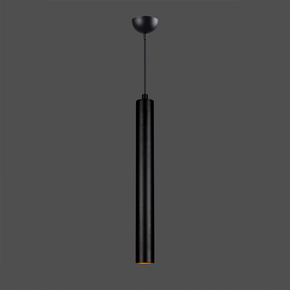 Lustra Tube, Luxe Lighting, Negru, 25x30x126 cm - eMAG.ro