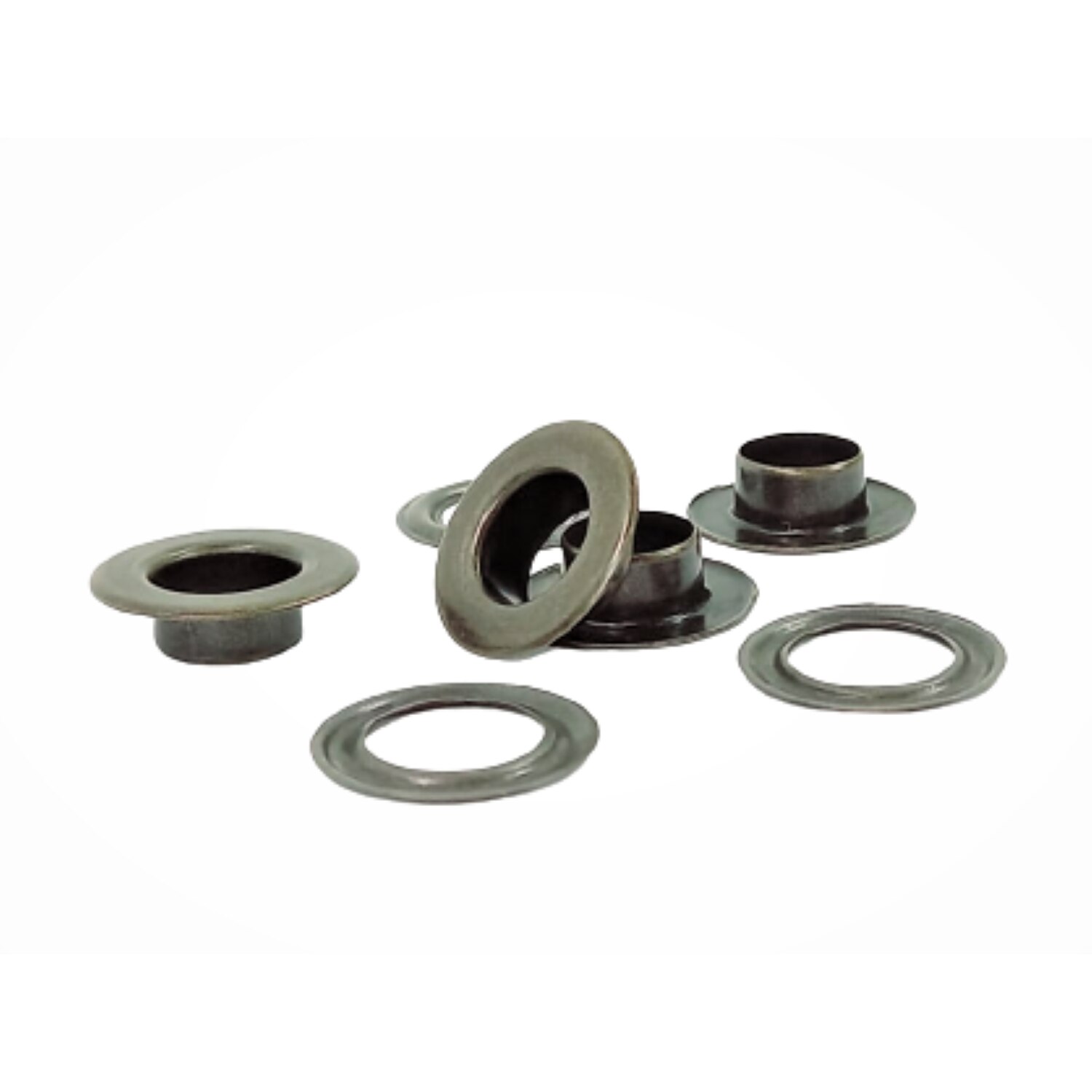 Set 10 ocheti metalici plati antic brass 18/9mm - eMAG.ro