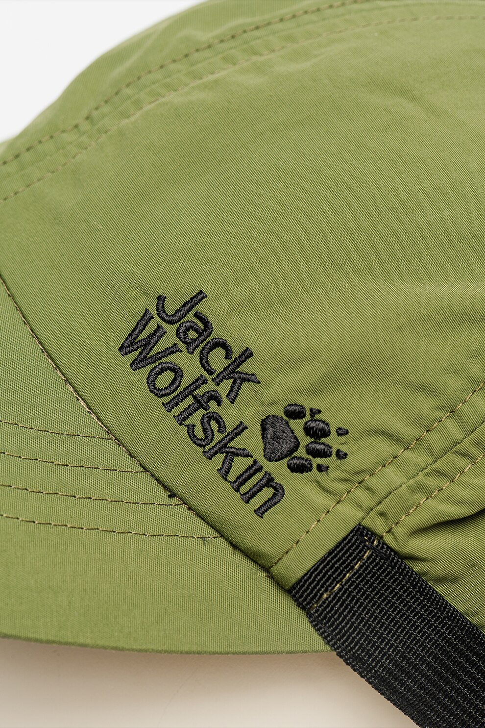 Jack Wolfskin, Шапка с бродирано лого Supplex, Папрат зелен - eMAG.bg