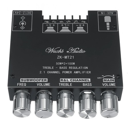 Amplificator, statie audio 2.1 50WX2+100W Geekcreit ZK-MT21 TPA3116D2 ...