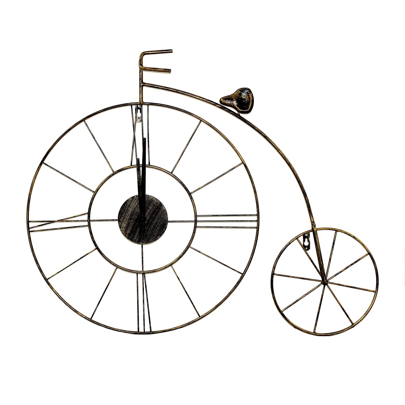 Ceas bicicleta 80 cm auriu patinat - eMAG.ro