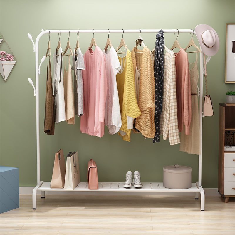 Suport haine si incaltaminte, umerase, organizator, stand metalic, alb ...