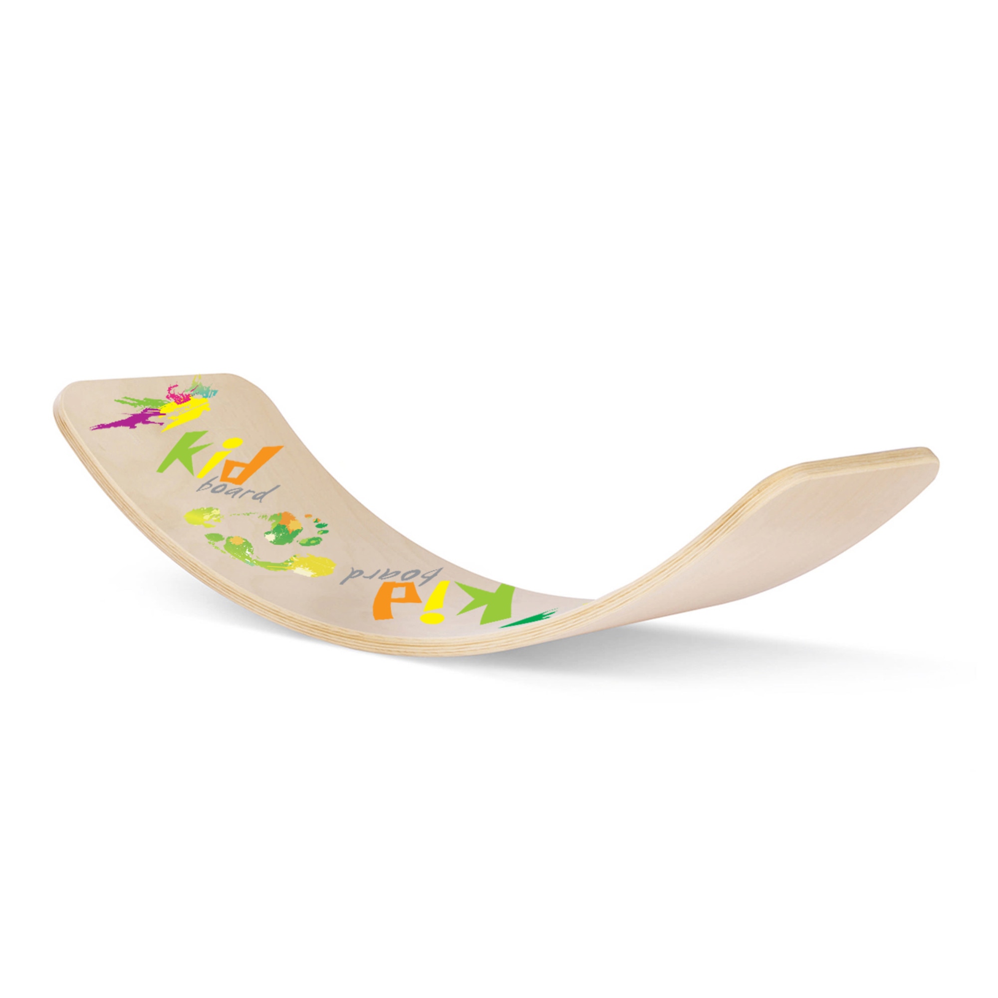 Детски баланс борд KidBoard, дизайн Стъпки, 84.5 х 28.5 х 1.2 см - eMAG.bg