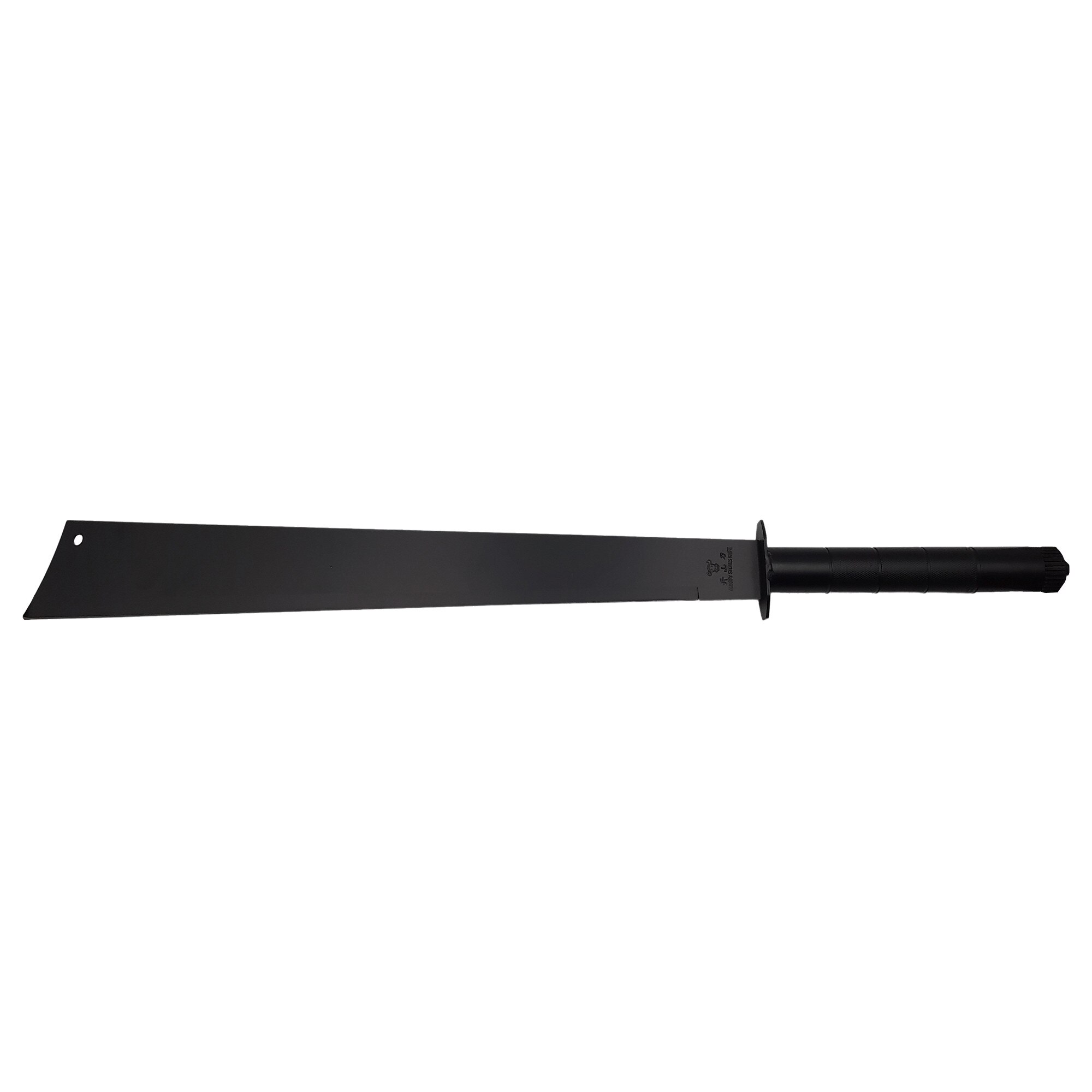 Sabie de vanatoare IdeallStore®, Ninja Blade, maner metal, 81 cm, negru ...