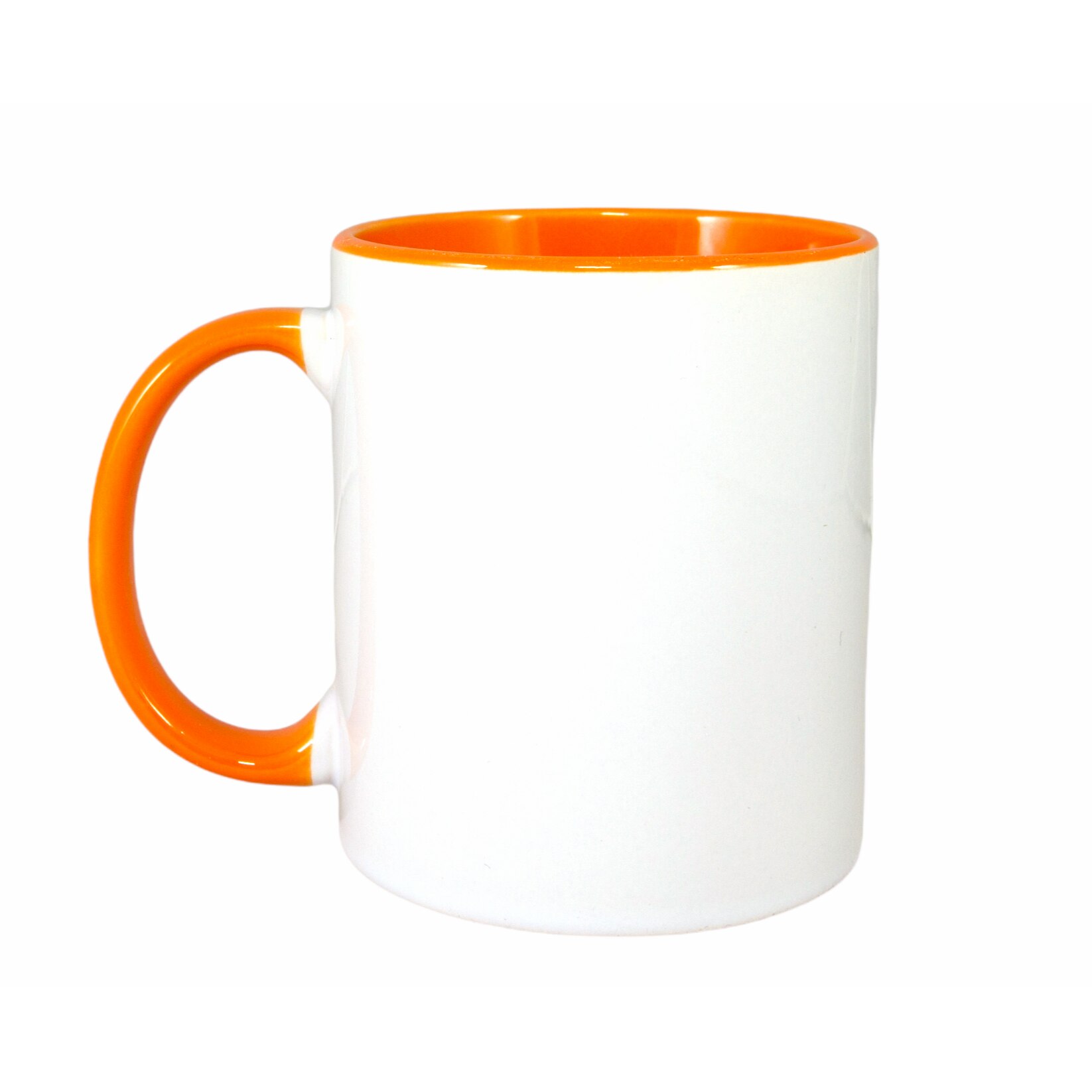 Cana personalizata cu interior colorat, portocaliu, "Sport fishing ...