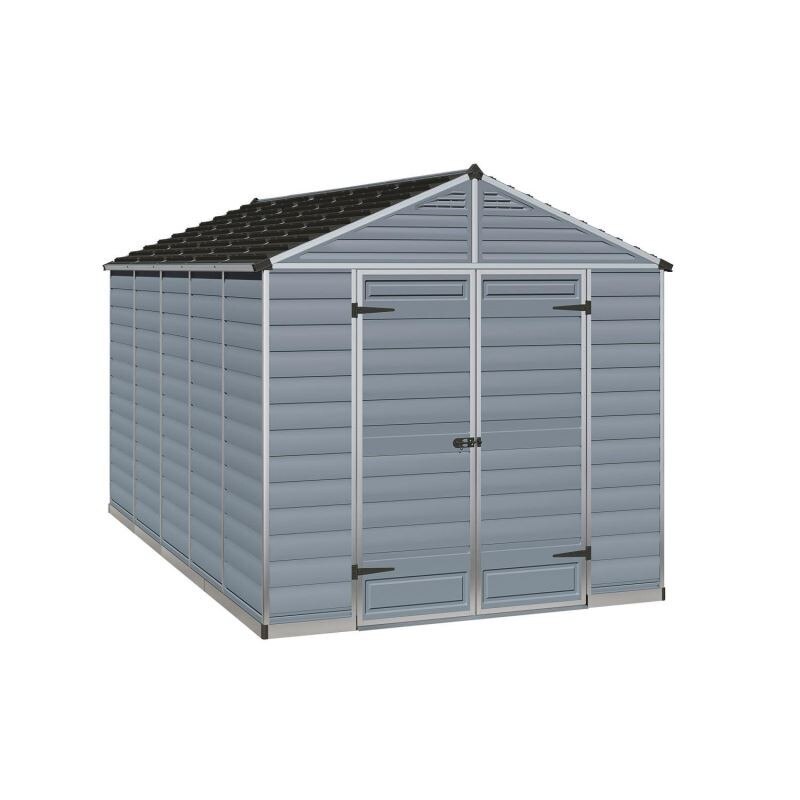 Casuta gradina, magazie unelte Trufi PG812, 229x379 cm, din plastic ...