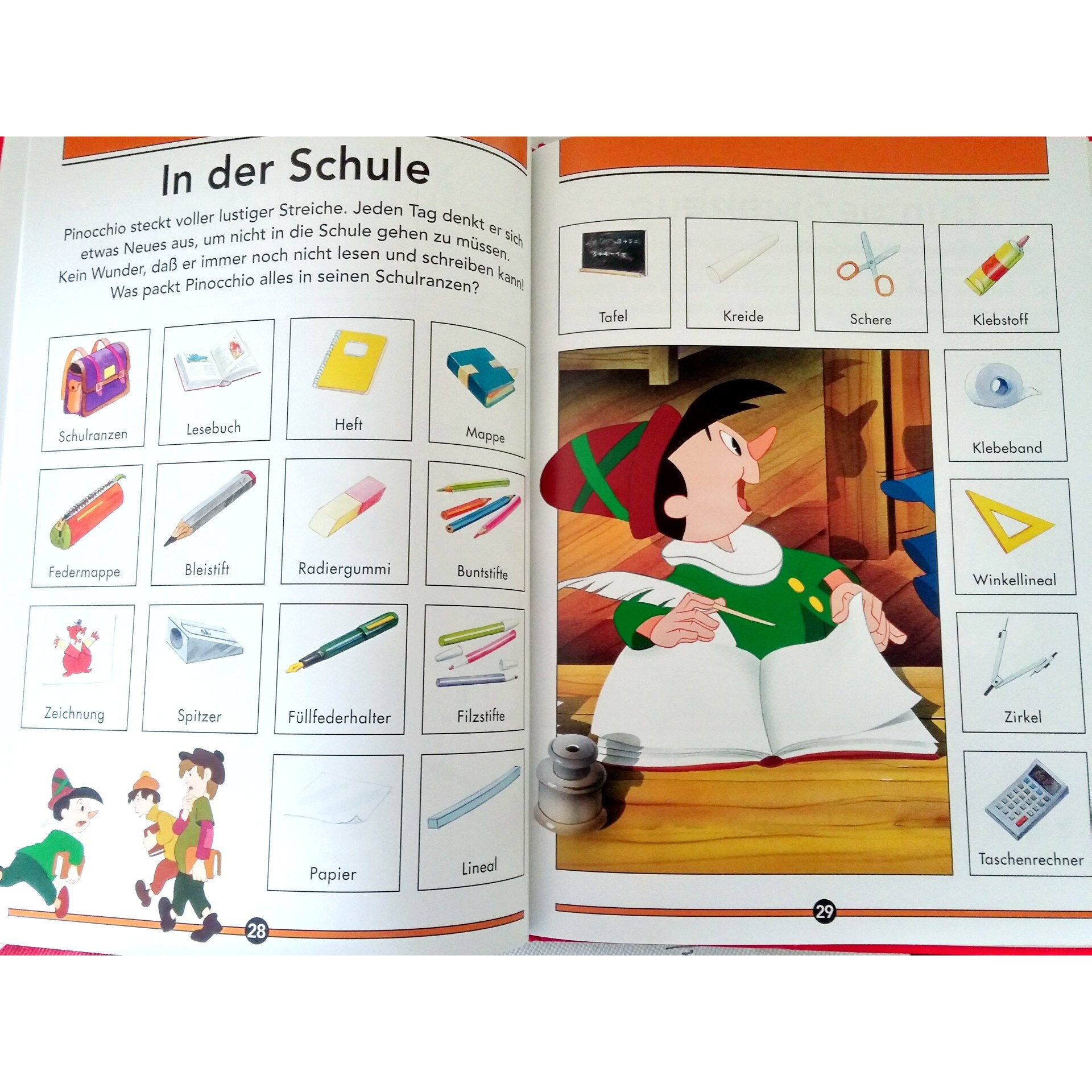 Carte ilustrata in limba germana, pentru copii, pentru invatarea ...