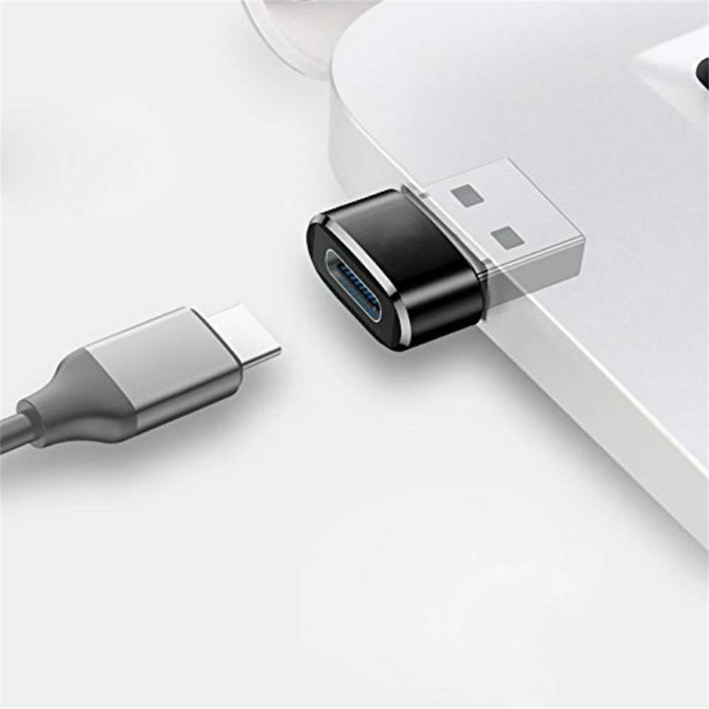 Adaptor USB la USB-C, Negru, YULMI - eMAG.ro