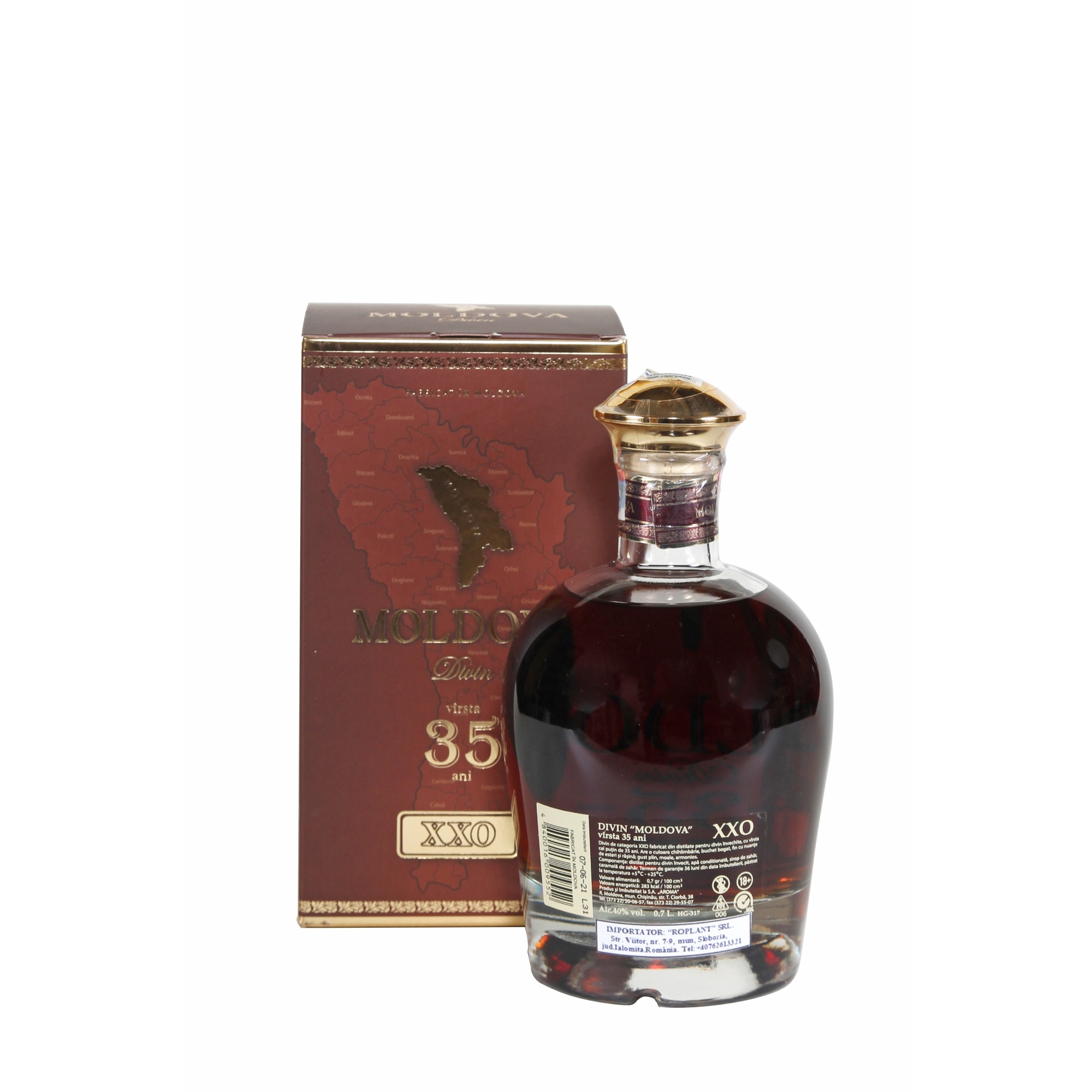 Coniac Divin Aroma Moldova Kingston 0.7L, 40%, 35 ani - eMAG.ro
