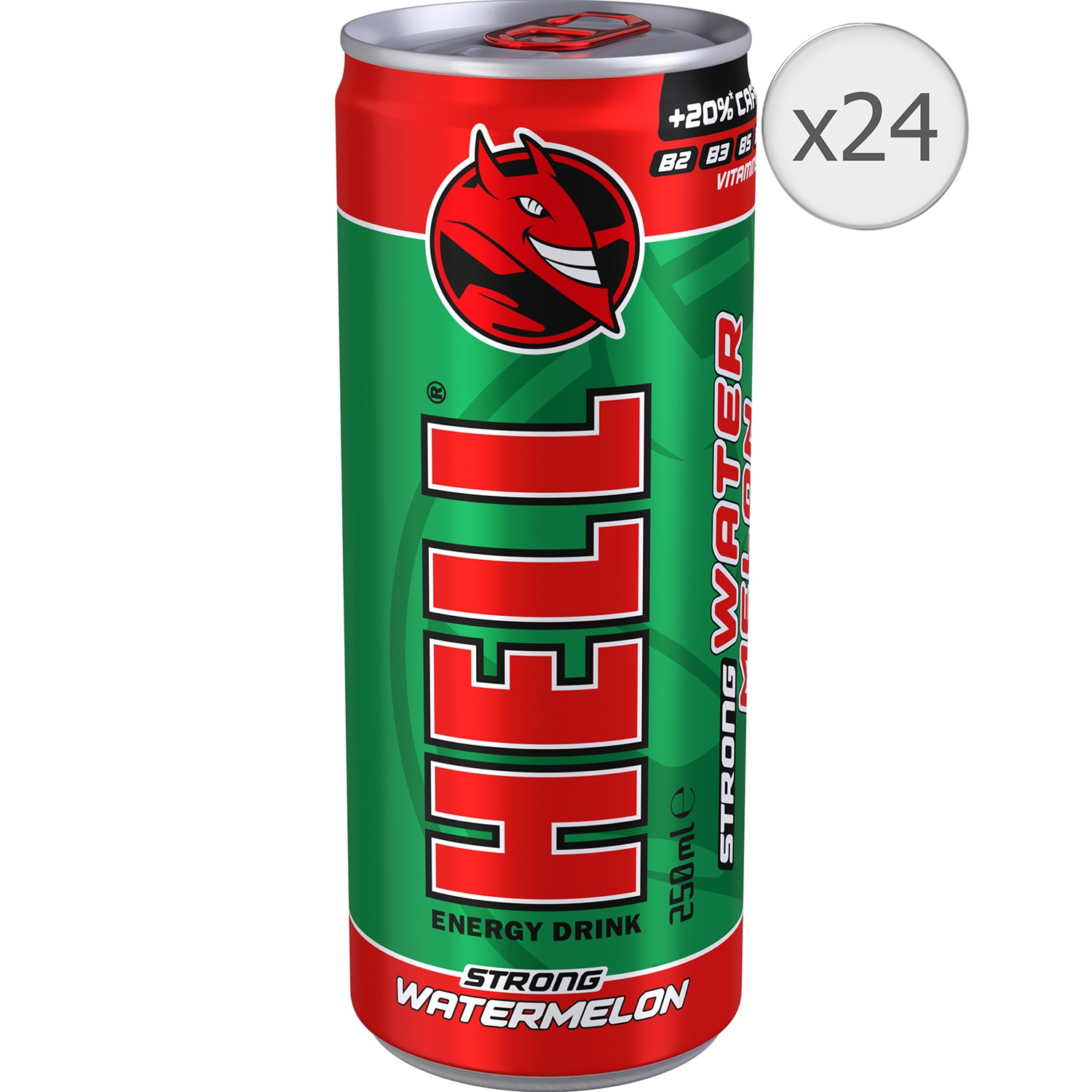 Bautura energizanta Hell Energy Drink Watermelon, doza, 24 x 250 ml ...