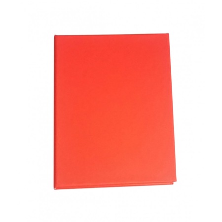 Carnetel cu notite adezive tip Post-it, coperta din carton gros, rosu ...