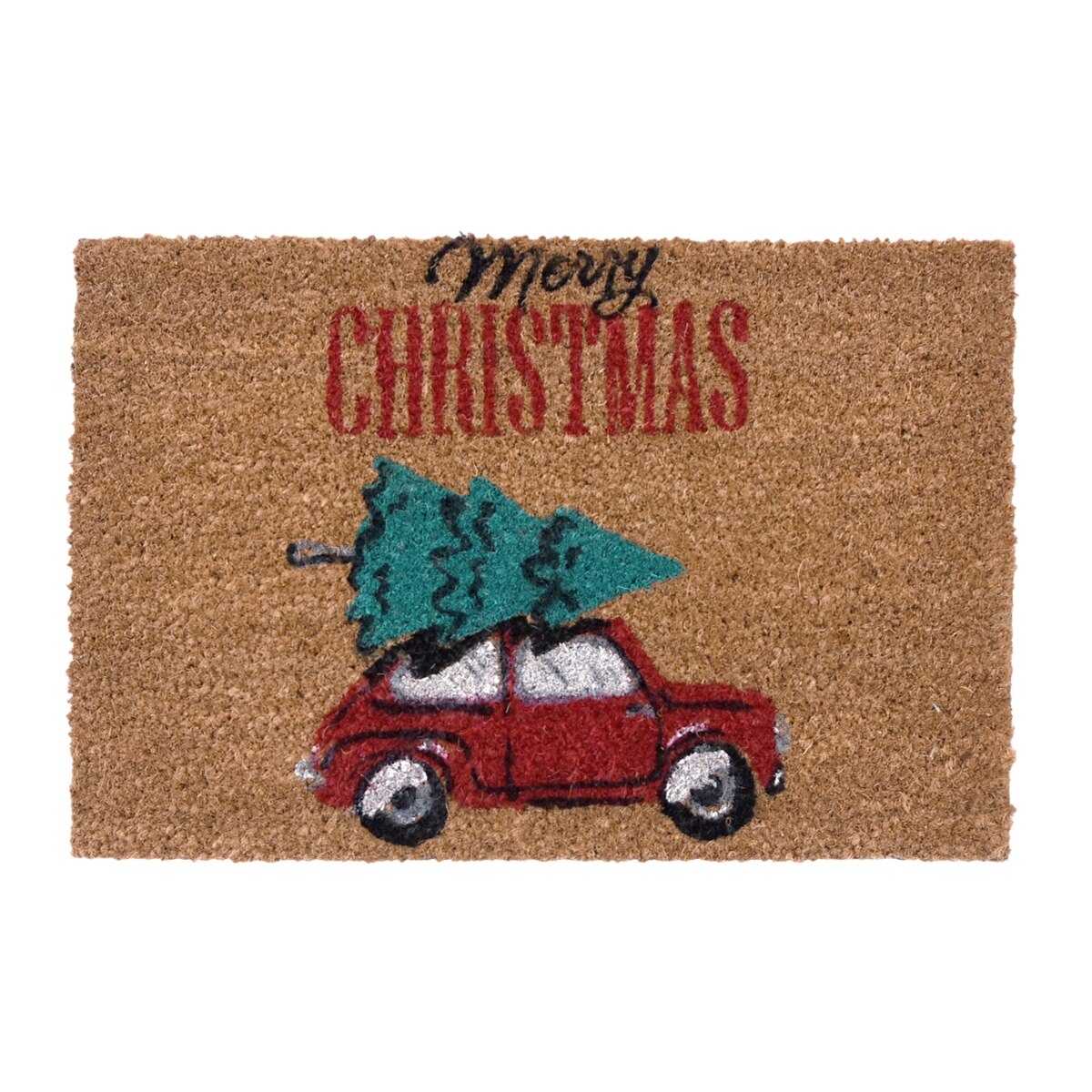 Pres intrare cu masina si mesaj Craciun 60x40 cm - eMAG.ro