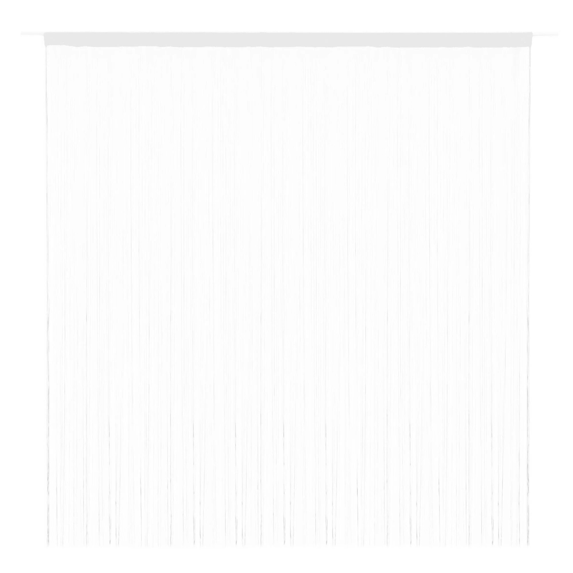 Perdea din fire 140 x 250 cm, cu tija, alb, CB2314 - eMAG.ro