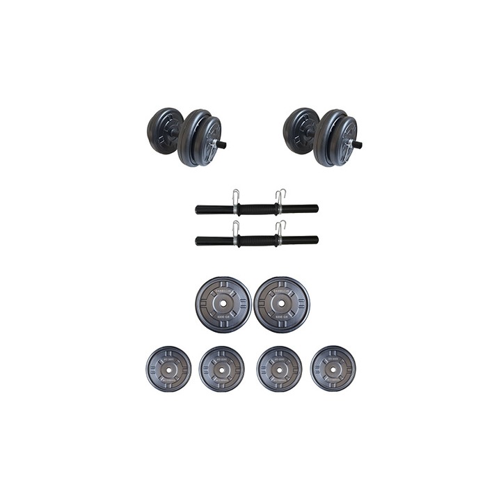 Set gantere FitTronic 20 kg GR20 - eMAG.ro