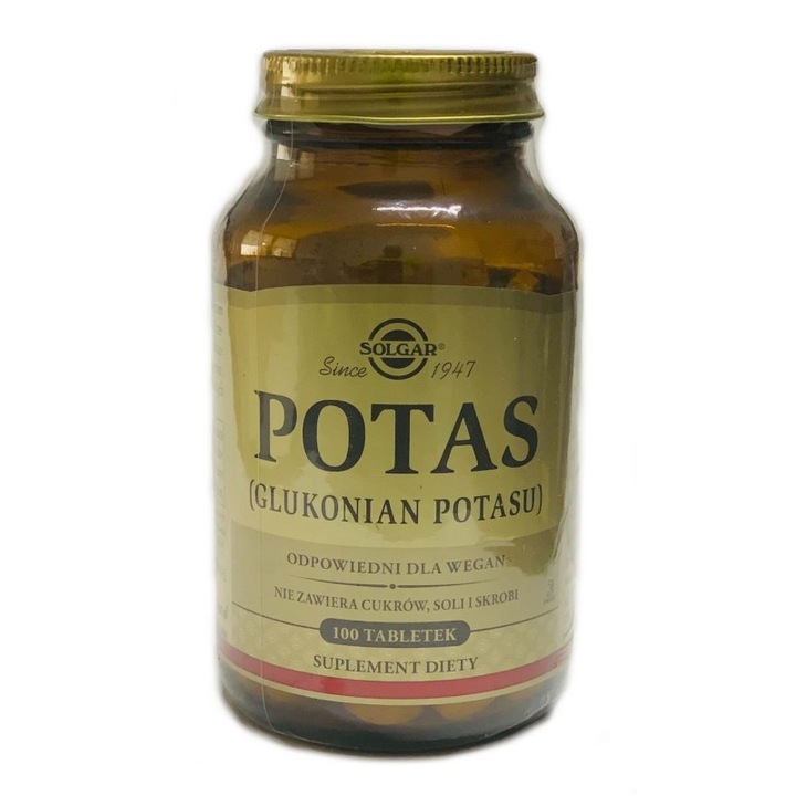 Solgar Potasiu, 100 Capsule - eMAG.ro