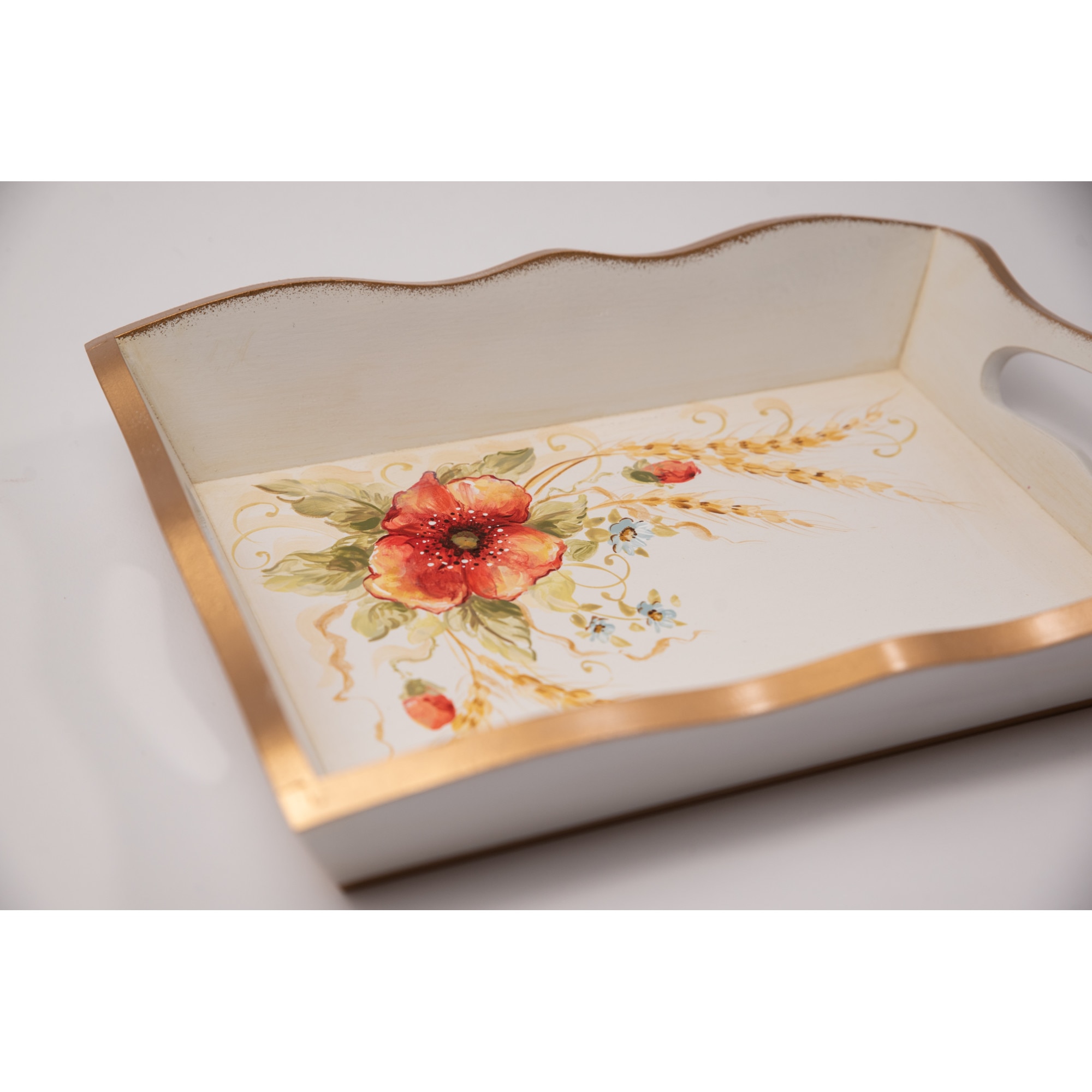 Ръчно рисуван поднос за сервиране Suba Decor 30x20см - eMAG.bg
