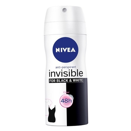 Mini Deodorant spray Nivea Deo feminin Invisible for Black&White Clear ...