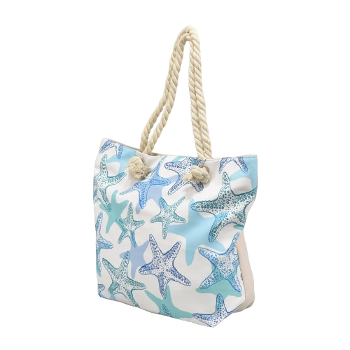 Geanta de plaja, Textil, 45x34x13 cm, Multicolor - eMAG.ro
