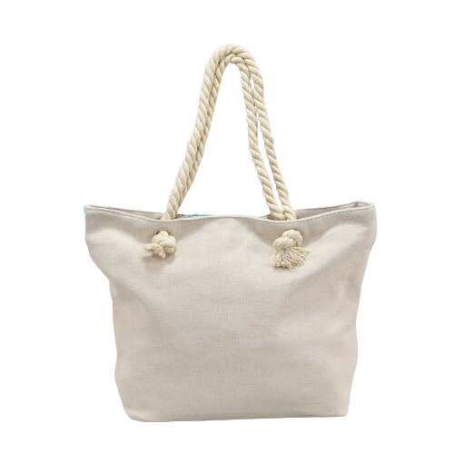 Geanta de plaja, Textil, 45x34x13 cm, Multicolor - eMAG.ro