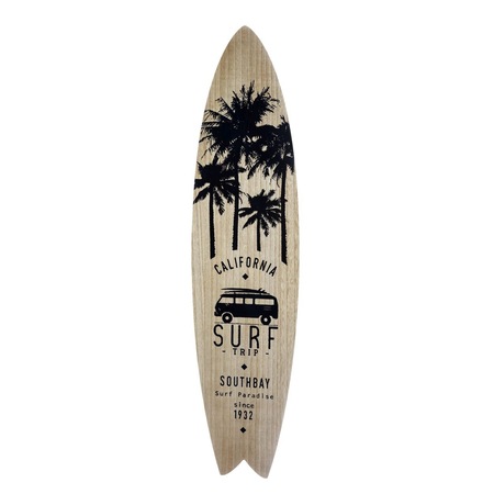 Placa de surf decorativa, Atmosphera Créateur d'intérieur, MDF, Bej ...