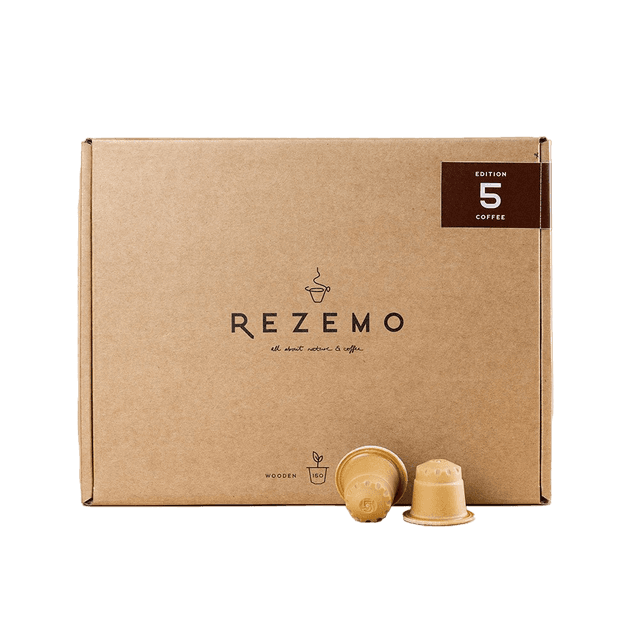 Cafea Rezemo Coffee Editia 5, 150 capsule complet biodegradabile, fara ...
