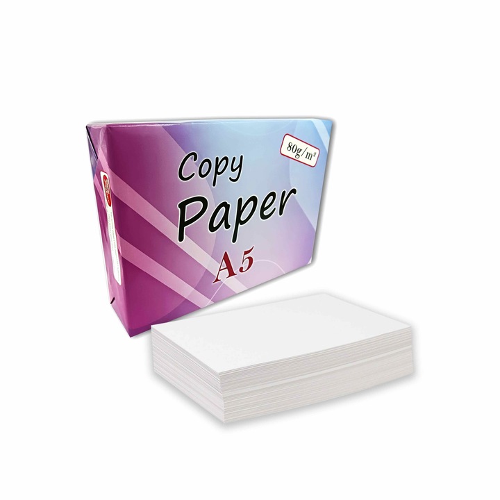 Hartie copiator A5, 80 g top de 500 coli - eMAG.ro