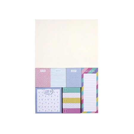 Carnetel cu notite adezive tip Post-it, 10 modele diferite, 500 buc ...